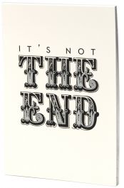 Gilded Writing Pad Its Not The End